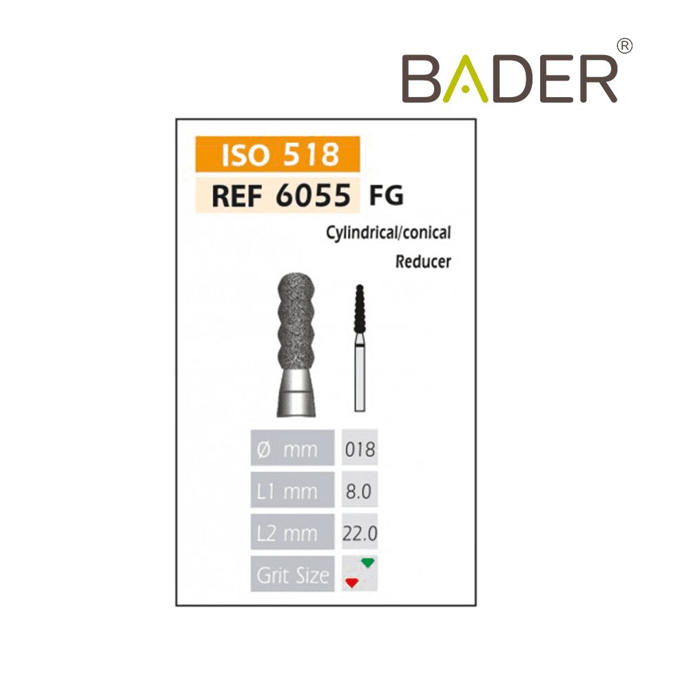 BROCAS DE DIAMANTE FG ISO 6055-314-514-018 VERMELHO X5PCS. – TÂMEGAMED